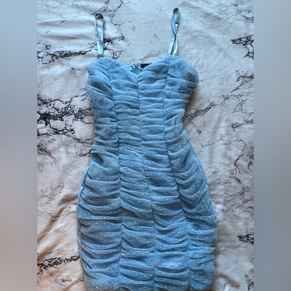 Haute Monde | Dresses | Light Blue Bubble Dress Haute Monde M | Poshmark